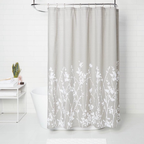 Project 62 | Bath | New Project 62 Gray Floral Shower Curtain | Poshmark